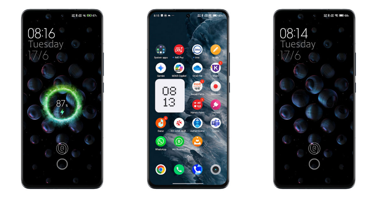 4 Best Android MI Themes Fingerprint Lock for HyperOS & MIUI - Android MI Themes Fingerprint Lock